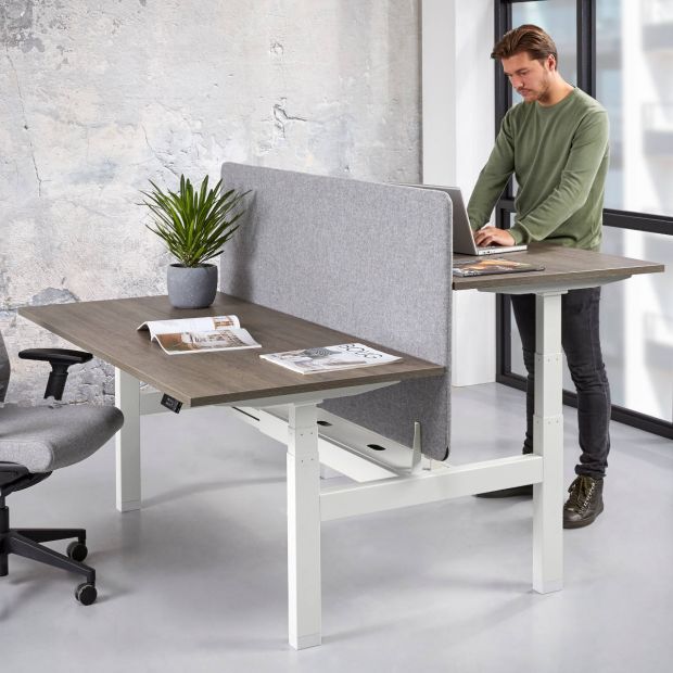 Duo Bench Bureau Professional - Elektrisch Verstelbaar