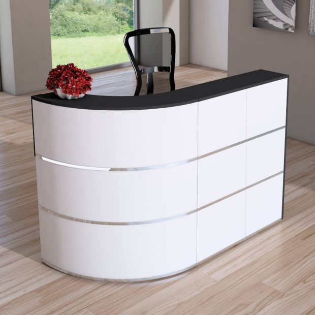 Ronde Receptiebalie Centorio | Halfgebogen Balie | K4ALL